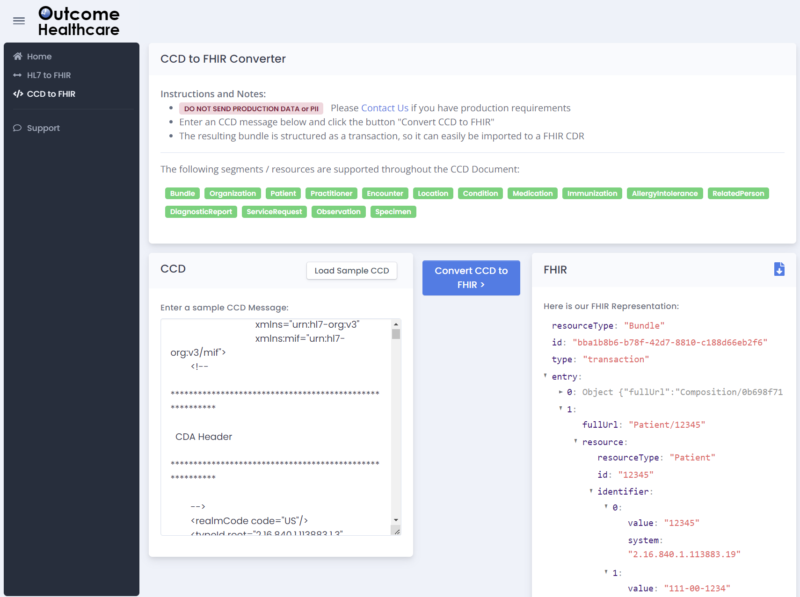 Structuring Health Records with Interoperable FHIR® Data from HL7 and ...